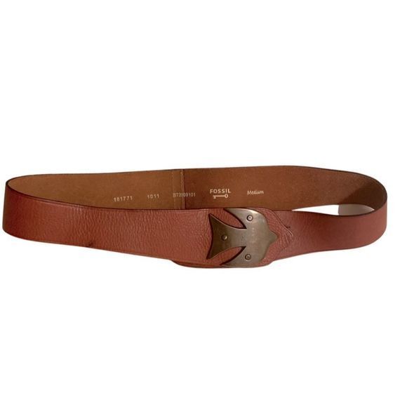 Fossil | Accessories | Fossil Bird Belt Mbrass Bird Tan Leather | Poshmark